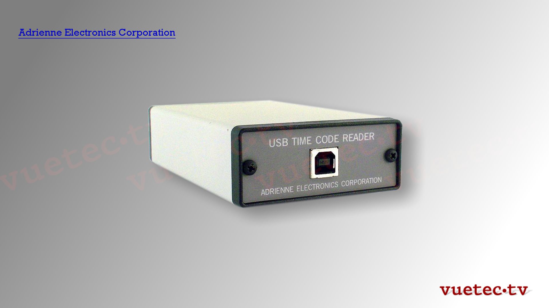 LTC Timecode Reader als USB Interface | Reader | Timecode | vuetec.tv ...